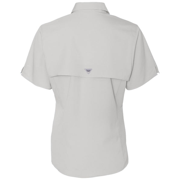 Columbia Women's Cool Grey PFG Tamiami Short Sleeve Shirt
