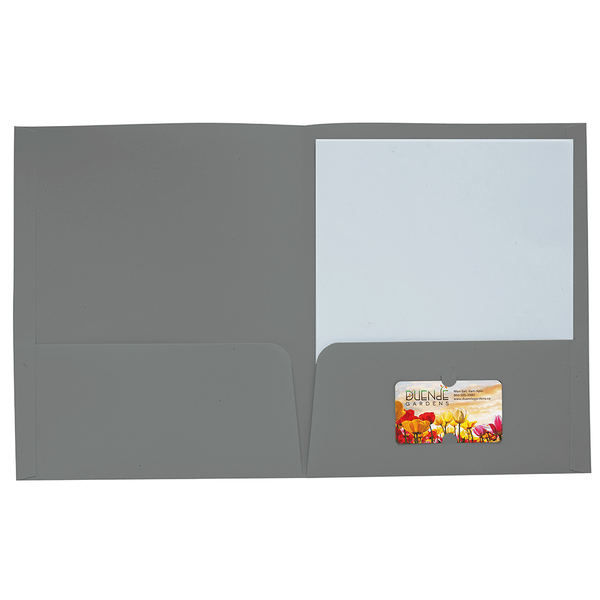 Good Value Gray Linen Paper Folder