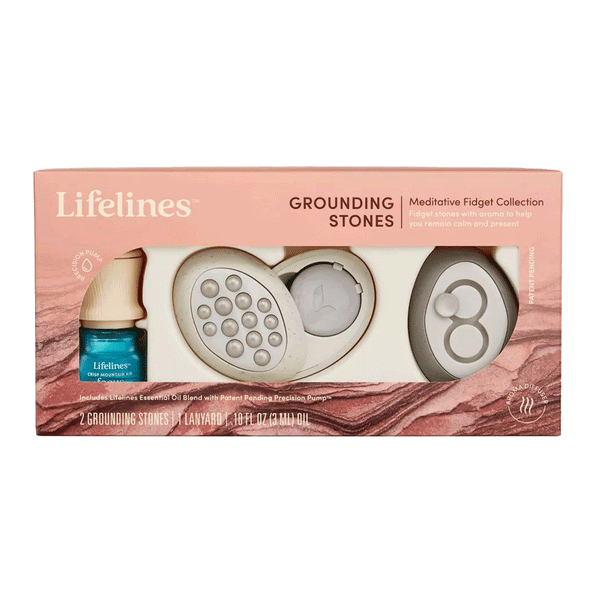 Lifelines Grounding Stones - Meditative Fidget Collection plus Essenti