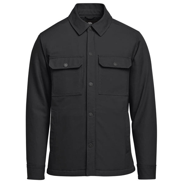 Stormtech Men's Black Oxide Sherpa Lined Canvas Jacket