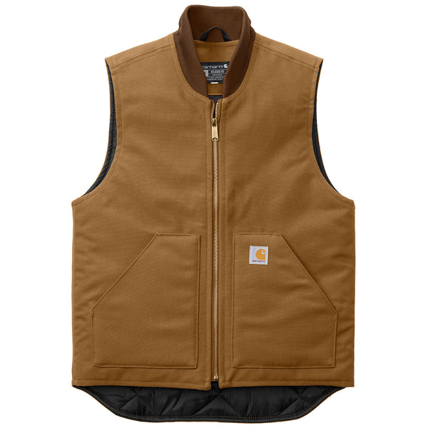 Carhartt Men's Carhartt Brown Duck Vest