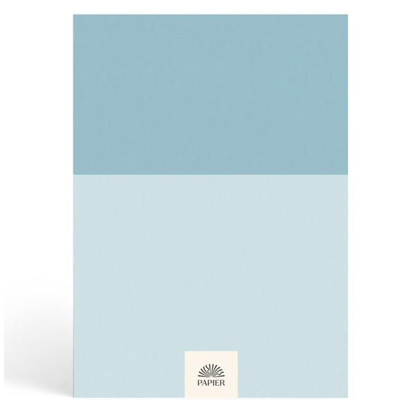 Papier Blue/Light Blue Colorblock Calendar Year Planner