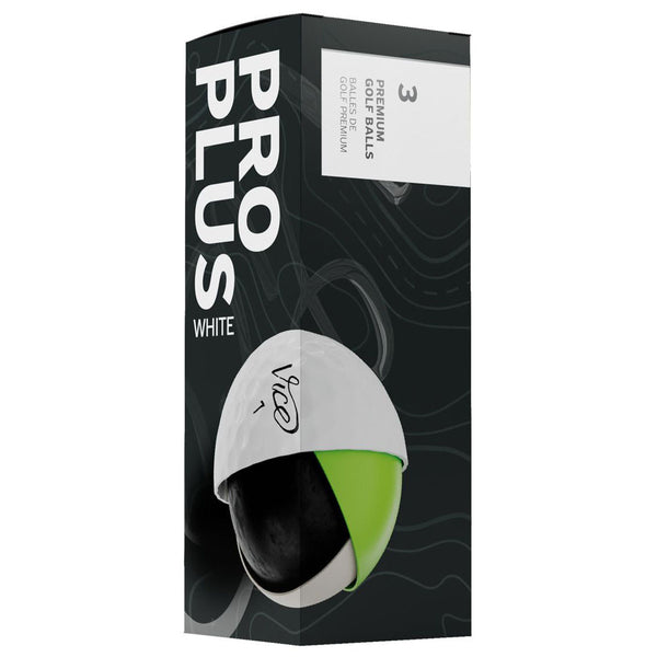 Vice White Pro Plus Golf Balls (One Dozen)
