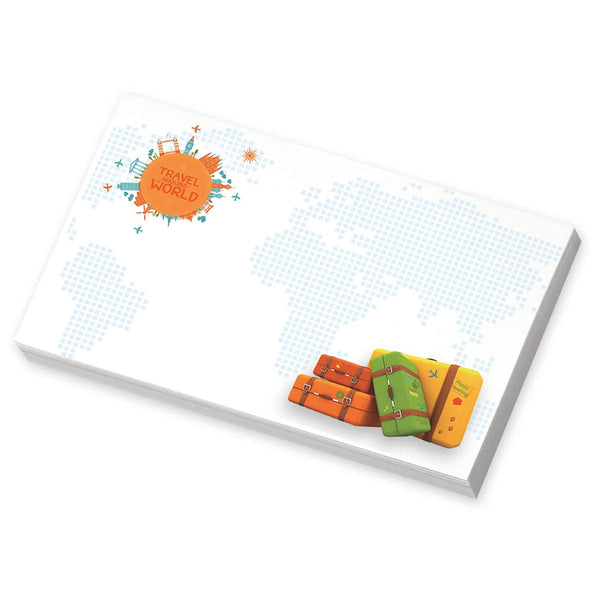 Souvenir White Sticky Note 5" x 3" Pad, 25 sheet