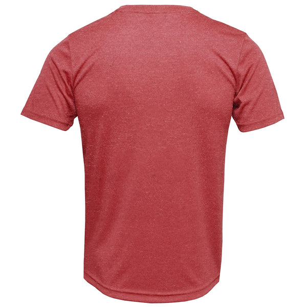 BAW Unisex Antic Red Soft-Tek Blended T-Shirt