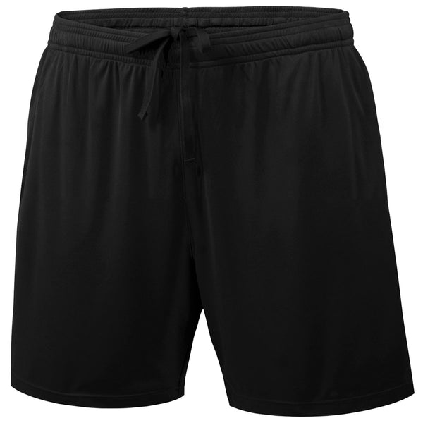 BAW Men's Black Xtreme-Tek Two Pocket 5" Short
