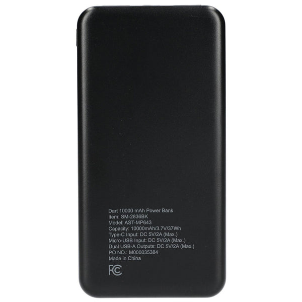 Bullet Black Dart 10000 mAh Power Bank