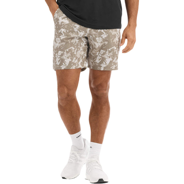 UNRL Men's Desert Shatter Camo Stride Short [7.5"]