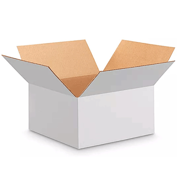 Uline 12 x 12 x 6" White Corrugated Boxes