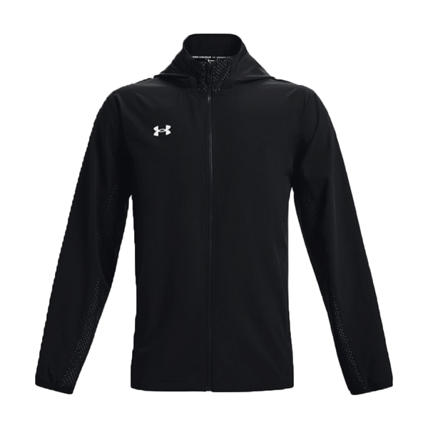 Under Armour Men's Black Squad 3.0 Warm-Up Full Zip Jacket