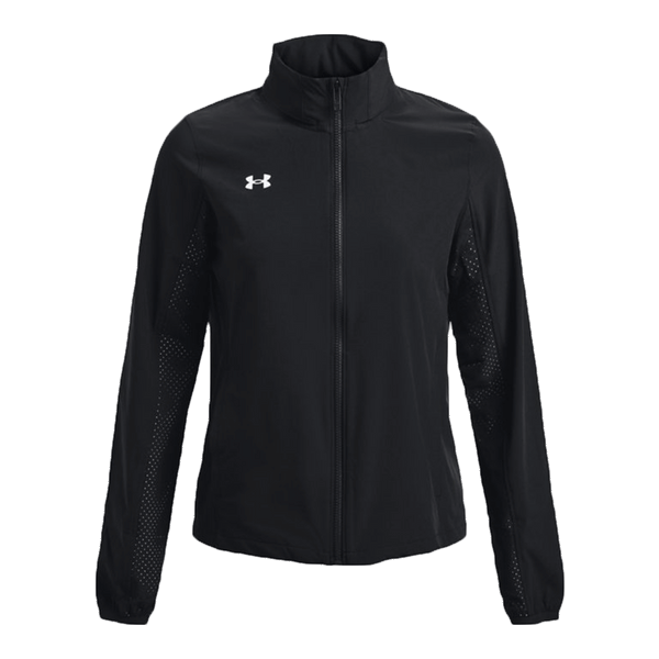 Under Armour Women's Black Squad 3.0 Warm-Up Full Zip Jacket