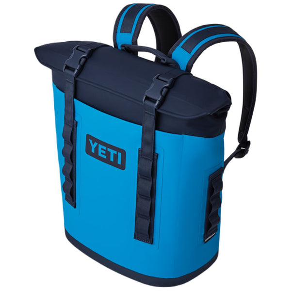 YETI Navy/Big Wave Blue Hopper M20 Soft Backpack Cooler (Seasonal Colo