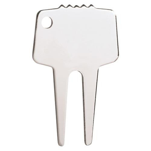 Silver-Tone Divot Repair Tool