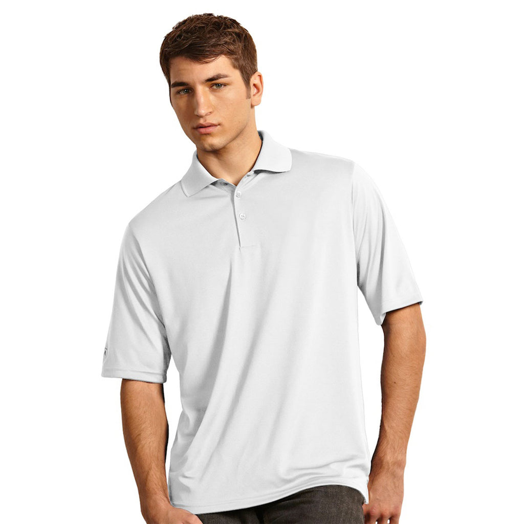 Antigua Men's White Exceed Polo