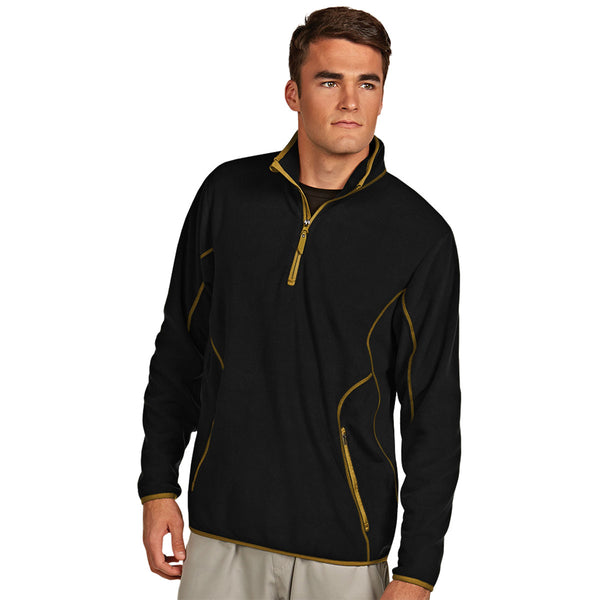Antigua Men's Black/Midas Ice Jacket
