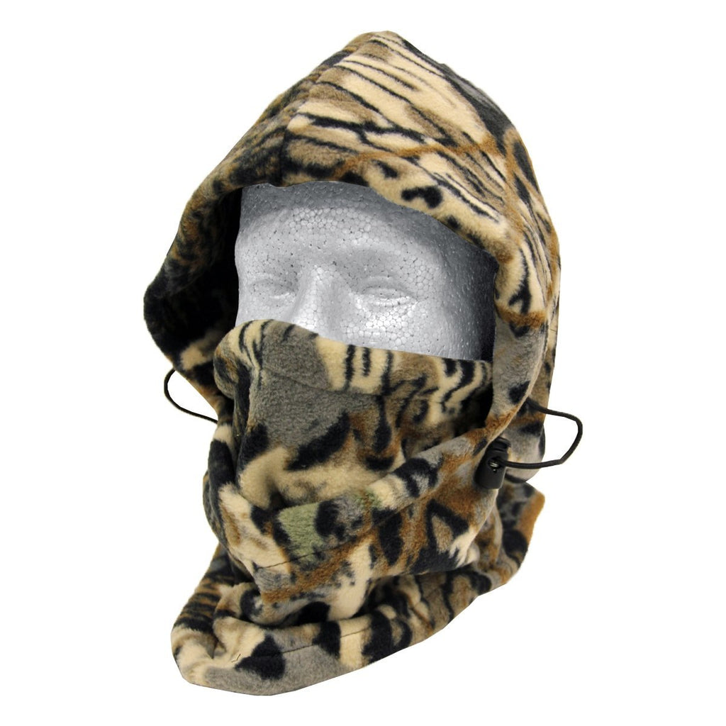 OccuNomix Unisex Camo Fleece Balaclava with Face Panel