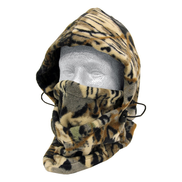 OccuNomix Unisex Camo Fleece Balaclava with Face Panel