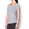Under Armour Women's True Grey Heather UA Streaker Short Sleeve T-Shir