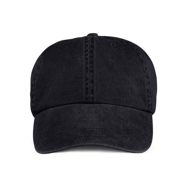 Anvil Black Solid Low-Profile Pigment-Dyed Cap
