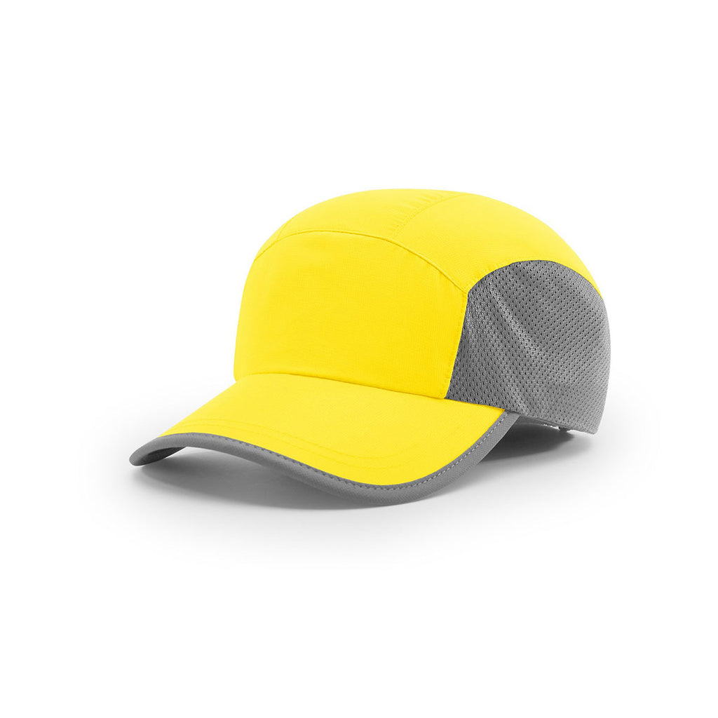 Richardson Yellow/Charcoal Lifestyle Active Mesh Panel Running Cap