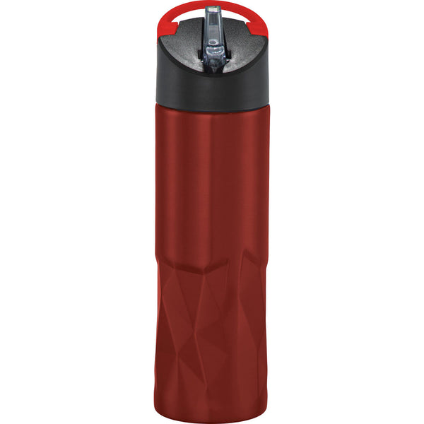 Leed's Red Geometric Stainless Bottle 30oz