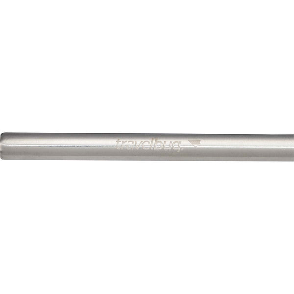 Leed's Silver Reusable Stainless Steel Straw Set with Brush