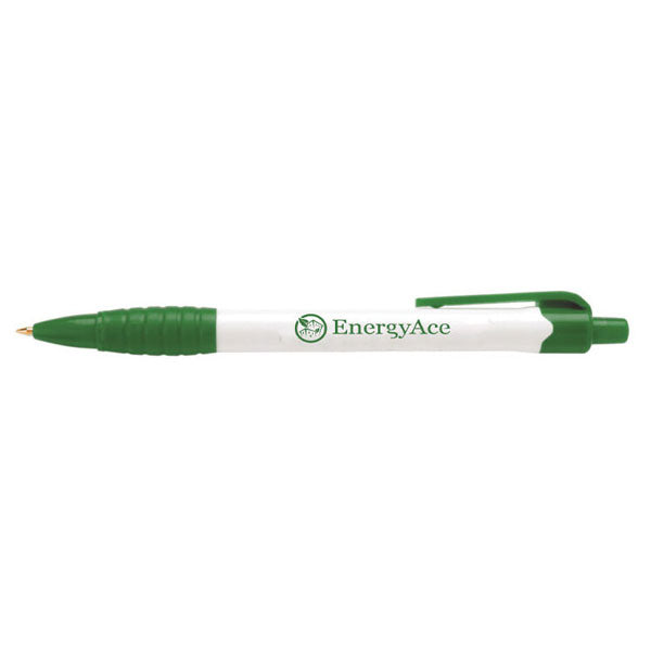 Hub Pens White/Green Palmiro Pen