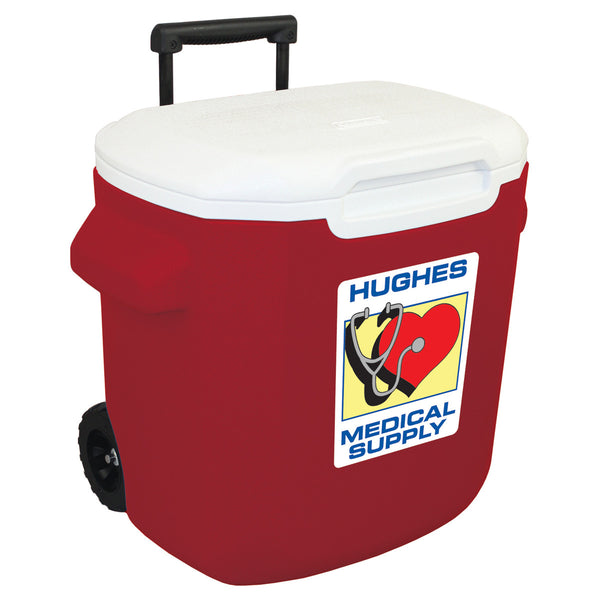 Coleman 16 Quart Wheeled Red Cooler
