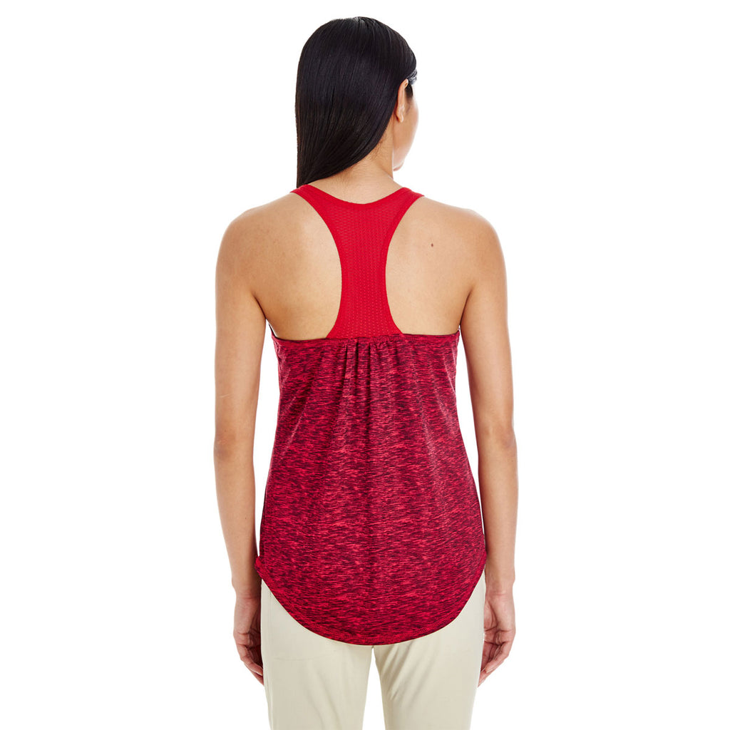 Holloway Women's Red/Scarlet Space Dye Tank
