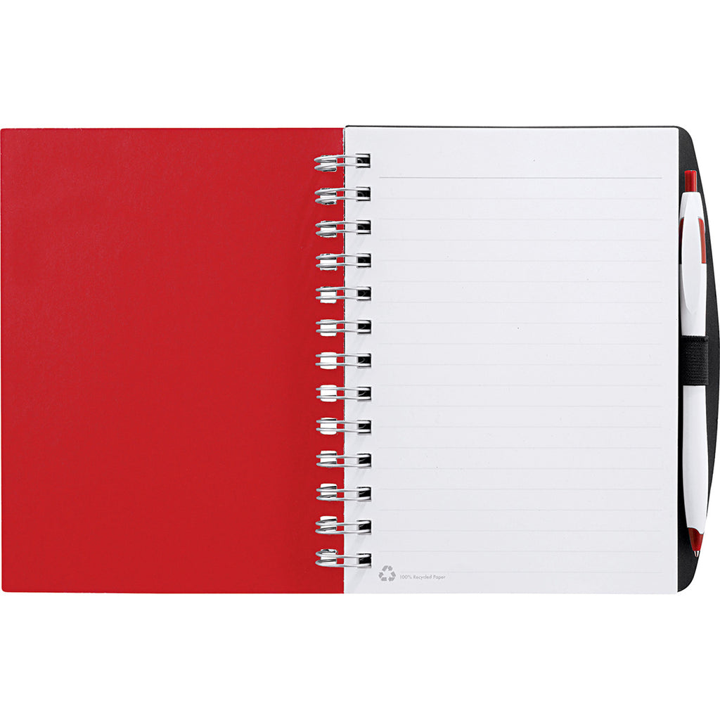 JournalBooks Red Hardcover Notebook (pen not included)