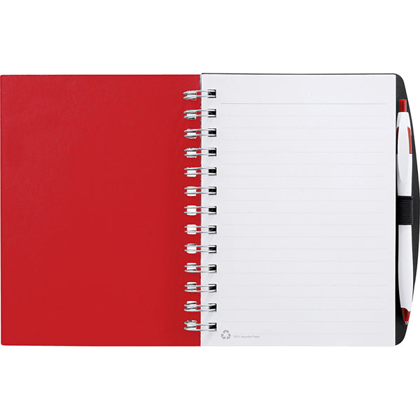 JournalBooks Red Hardcover Notebook (pen not included)