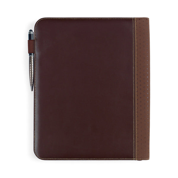 Gemline Brown Cedar Leather Padfolio