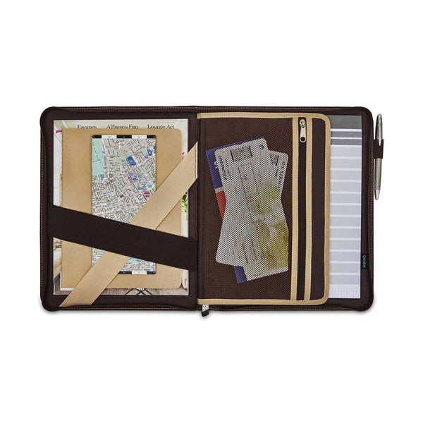 Gemline Brown Cedar Leather Padfolio