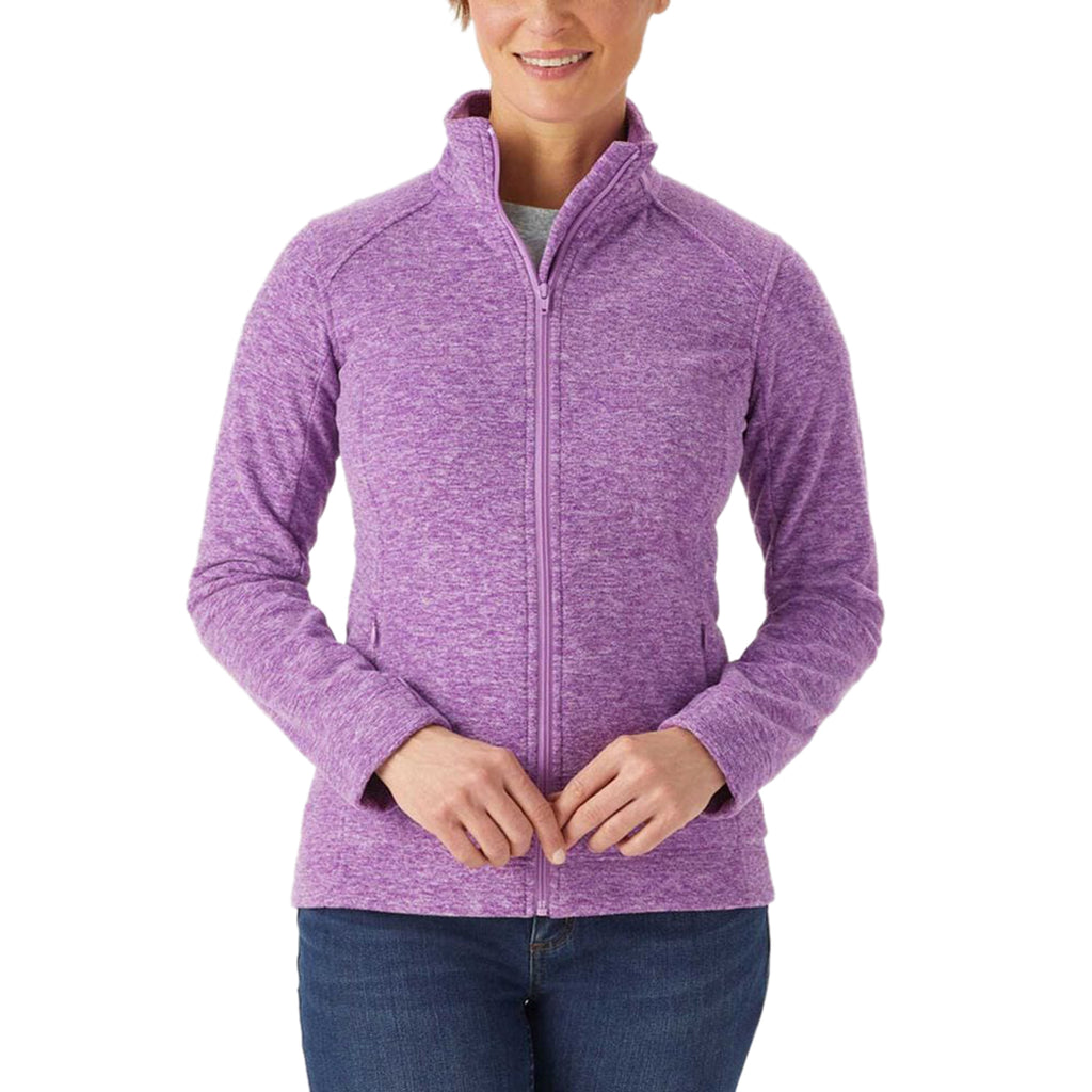 Duluth Women's Thistle Heather Frost Lake Fleece Full Zip Jacket