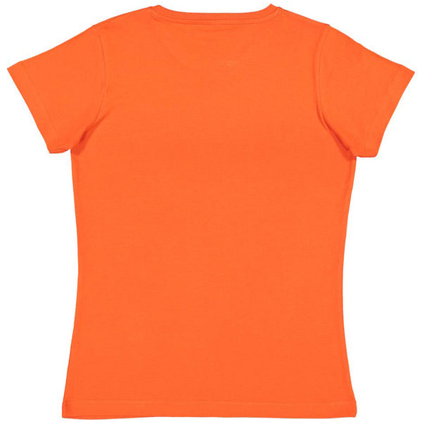 LAT Women's Orange Fine Jersey Tee
