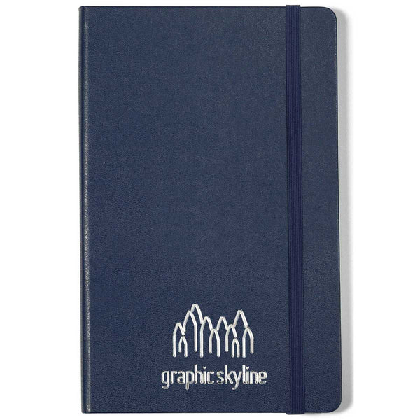 Custom Navy Blue Moleskine Notebook | Custom Moleskine Notebooks