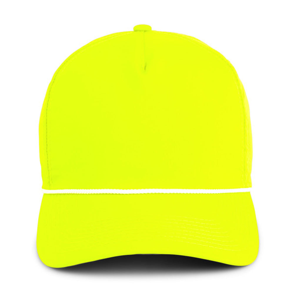 Imperial Neon Yellow White Wrightson Rope Cap