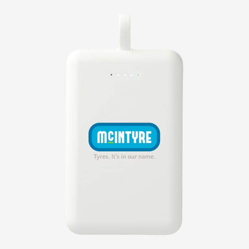 Solekick White 5000 Wireless Power Bank w/ 3-in-1 Cable