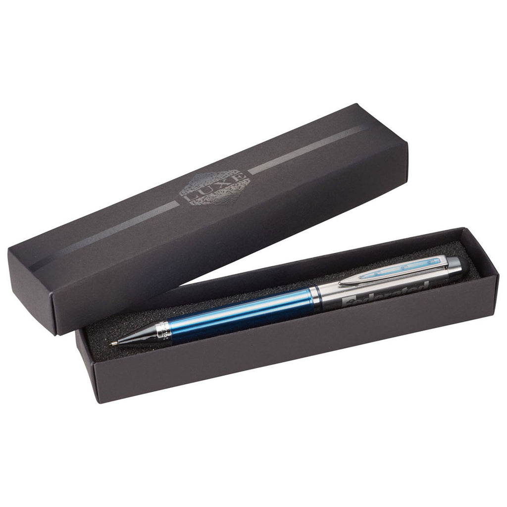 Luxe Blue Lucite Ballpoint Stylus