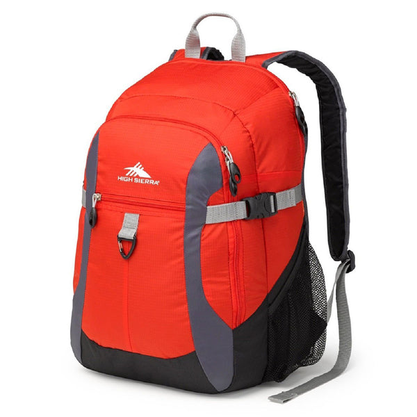 High Sierra Red/Mercury Sportour Computer Backpack