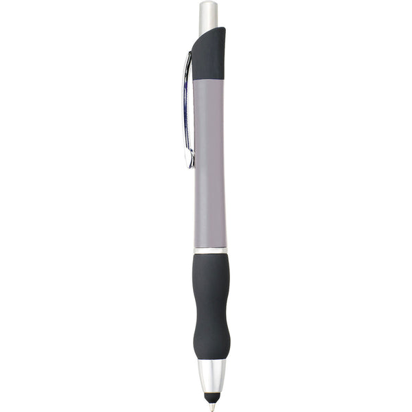 Scripto Silver Metallic Bubble Grip Ballpoint Stylus
