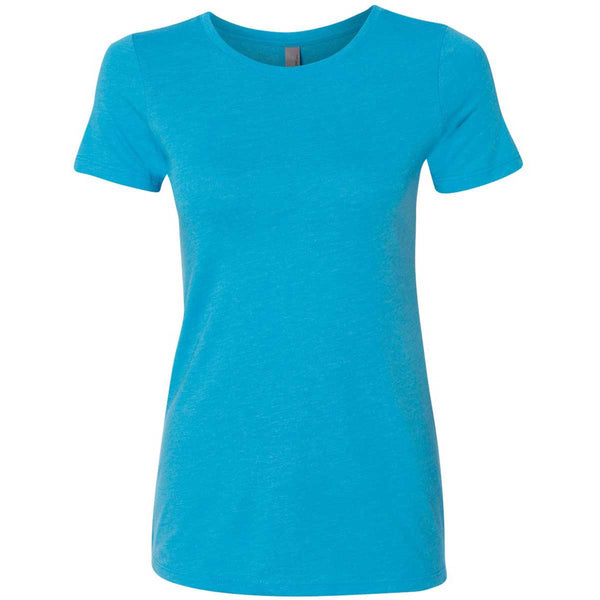 Next Level Women's Vintage Turquoise Triblend Crew