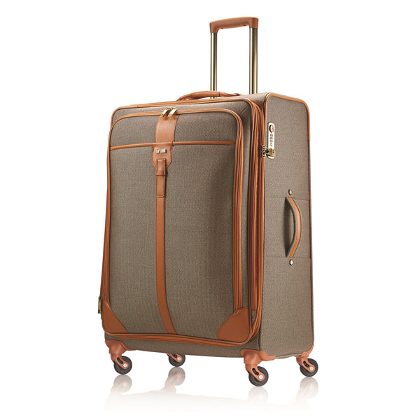 Hartmann Terracotta Herringbone Luxe Carry-on Softside Spinner
