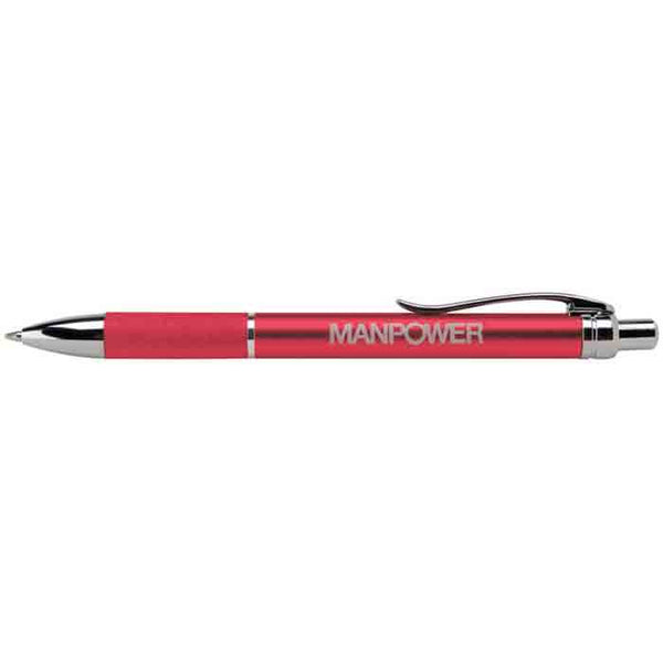 Customized Hub Pens Red Bermuda Pen | Shop Corporate Logo Hub Pens