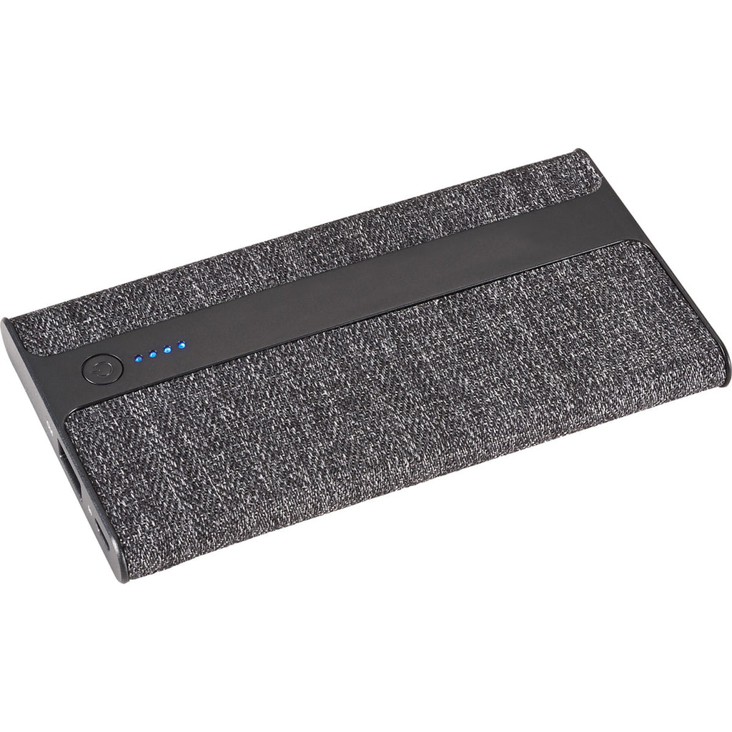 Leed's Grey Zeal Fabric 4000 mAh Power Bank