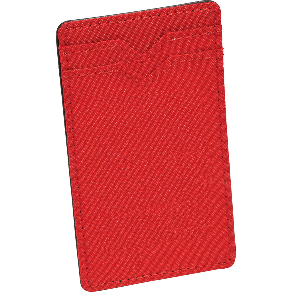Leed's Red Dual Pocket RFID Phone Wallet