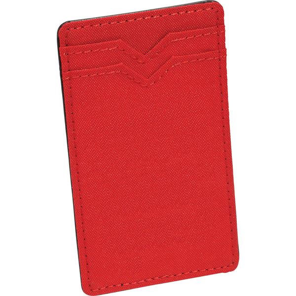 Leed's Red Dual Pocket RFID Phone Wallet