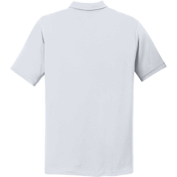 Nike Golf Men's White/Grey Dri-FIT Colorblock Icon Polo