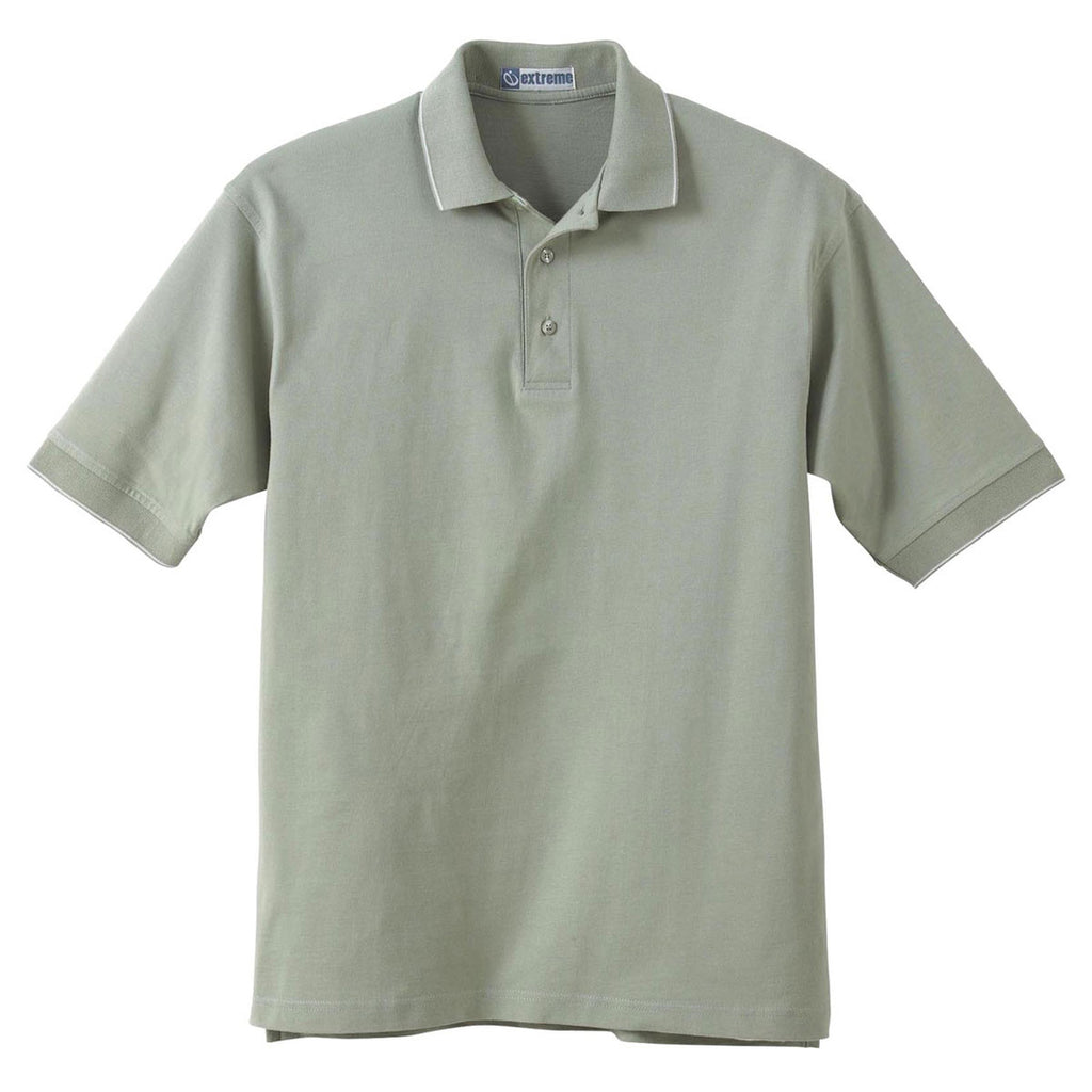 Extreme Men's Slate Cotton Jersey Polo