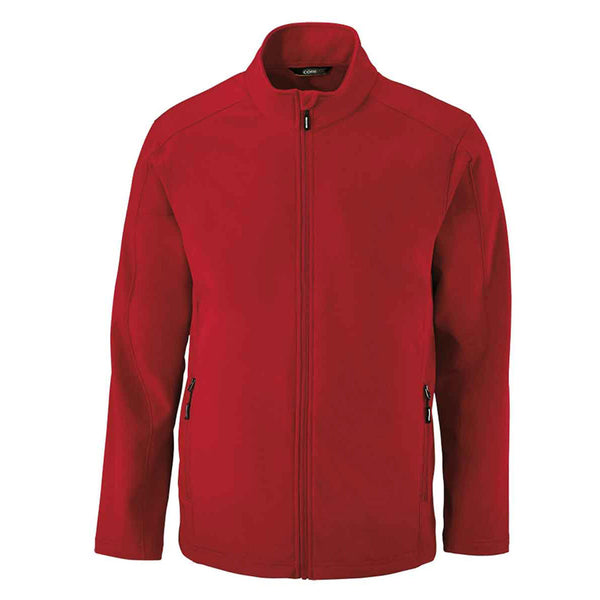 Core 365 Men's Classic Red Cruise Two-Layer Fleece Bonded Soft Shell J